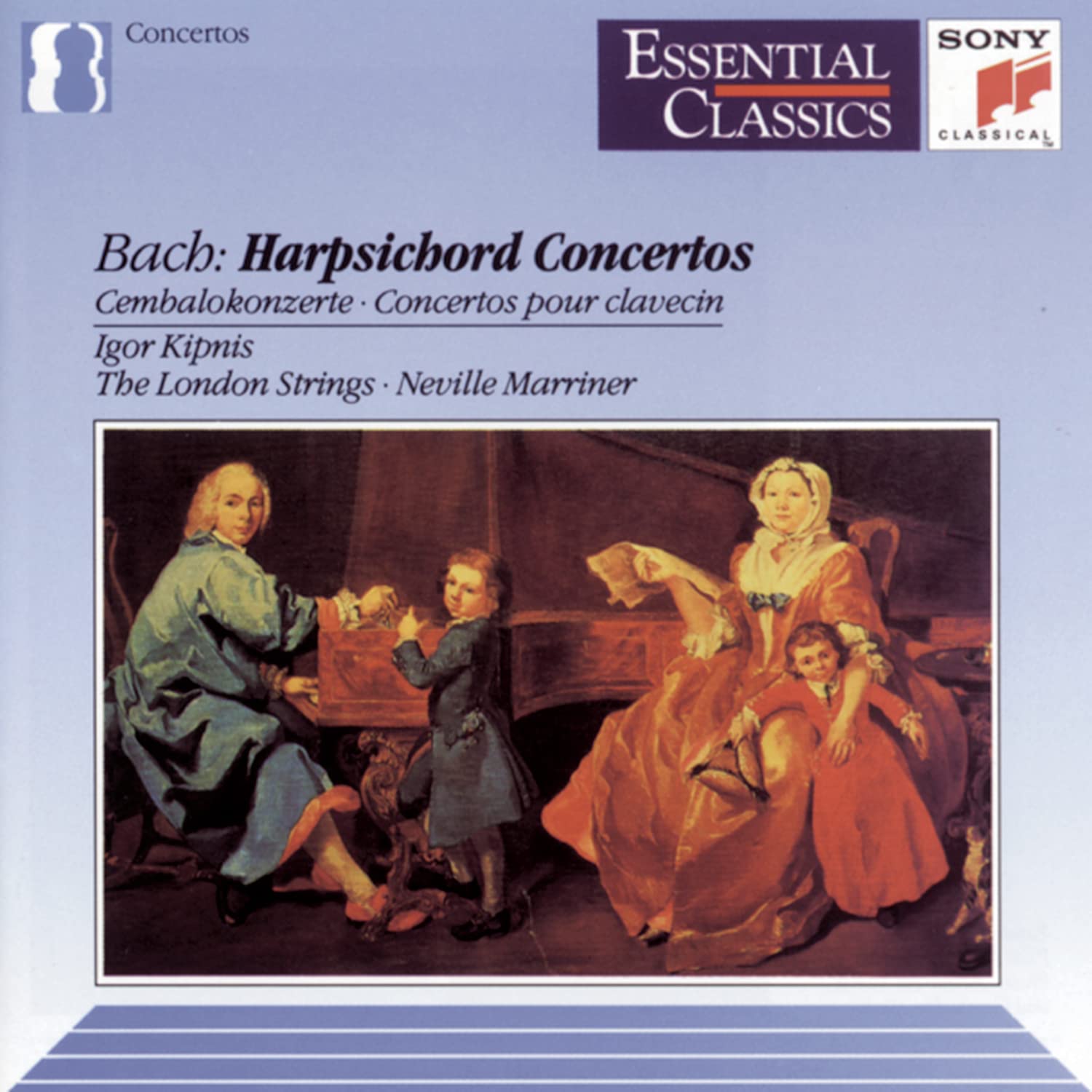 BACH,J.S.: HARPSICHORD CONCERTOS - IGOR KIPNIS, NEVILLE MARRINER, LOND – ClassicSelect World