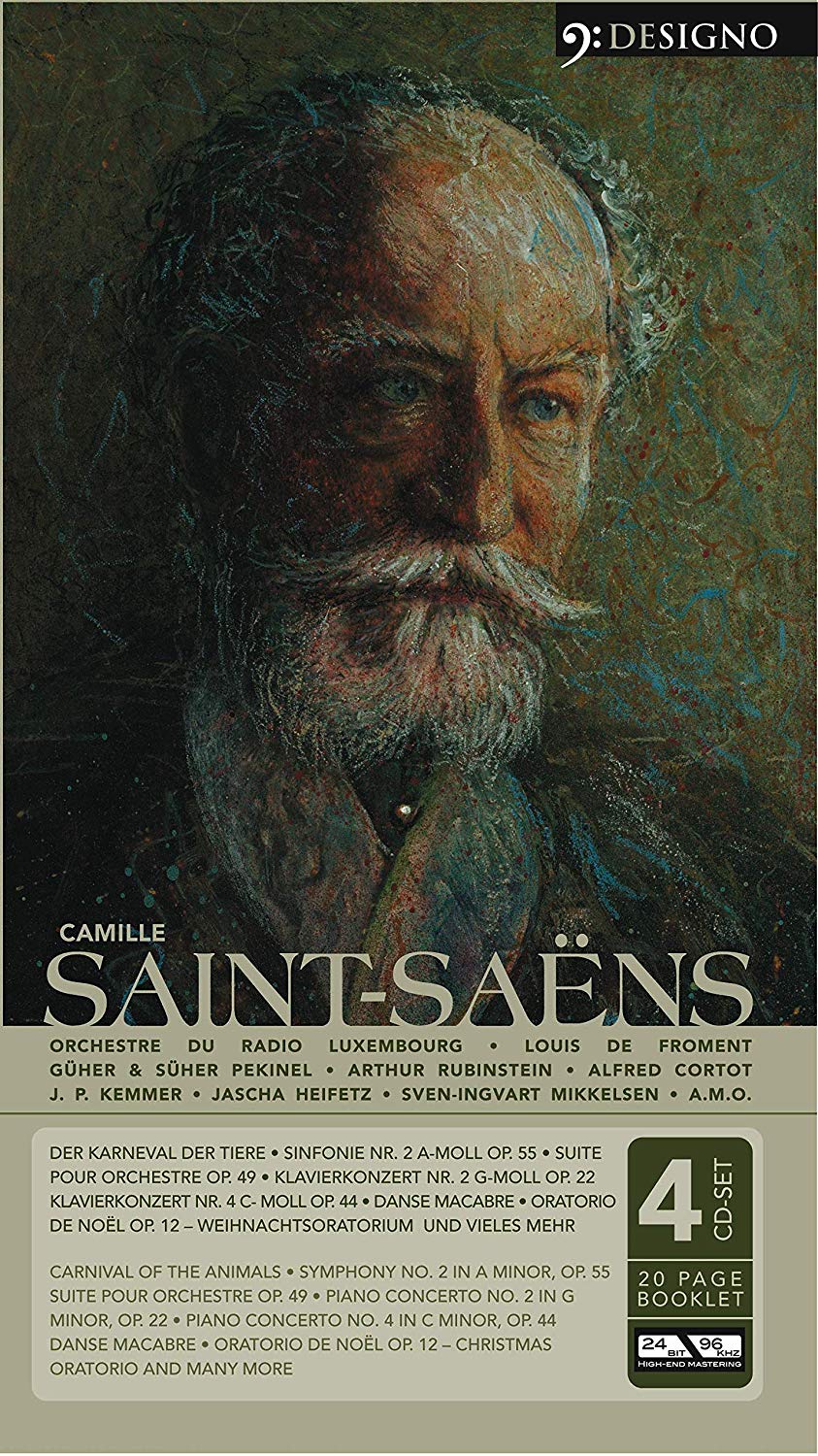 SAINT-SAENS: ORCHESTRAL WORKS, CONCERTOS & CHRISTMAS ORATORIO (4 CDS ...