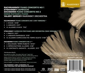 Rachmaninov: Piano Concerto No 1; Shchedrin: Piano Concerto No 2; Stra ...
