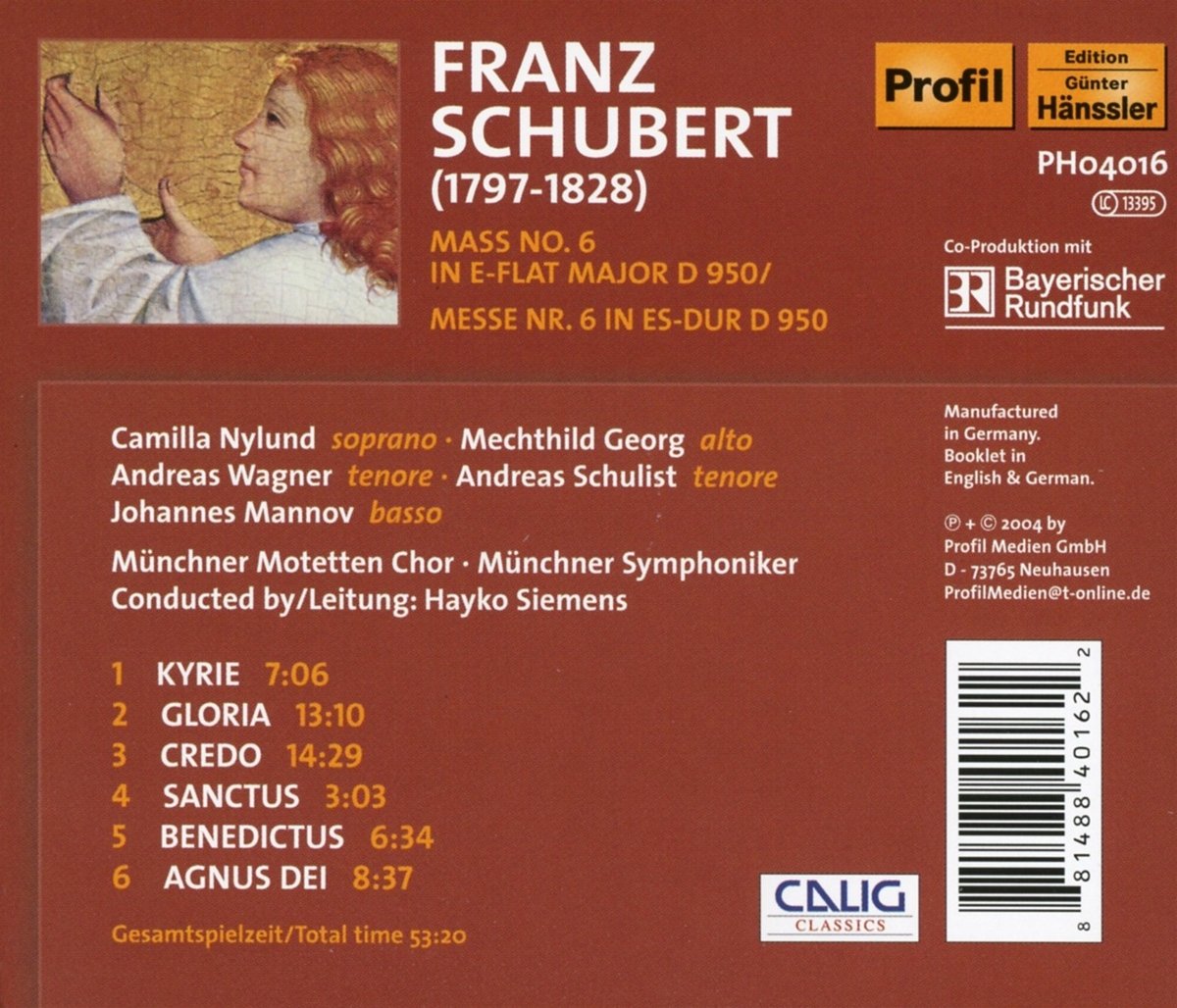 Schubert: Mass No. 6, D950 - Münchner Motetten Chor & Symphoniker – ClassicSelect World