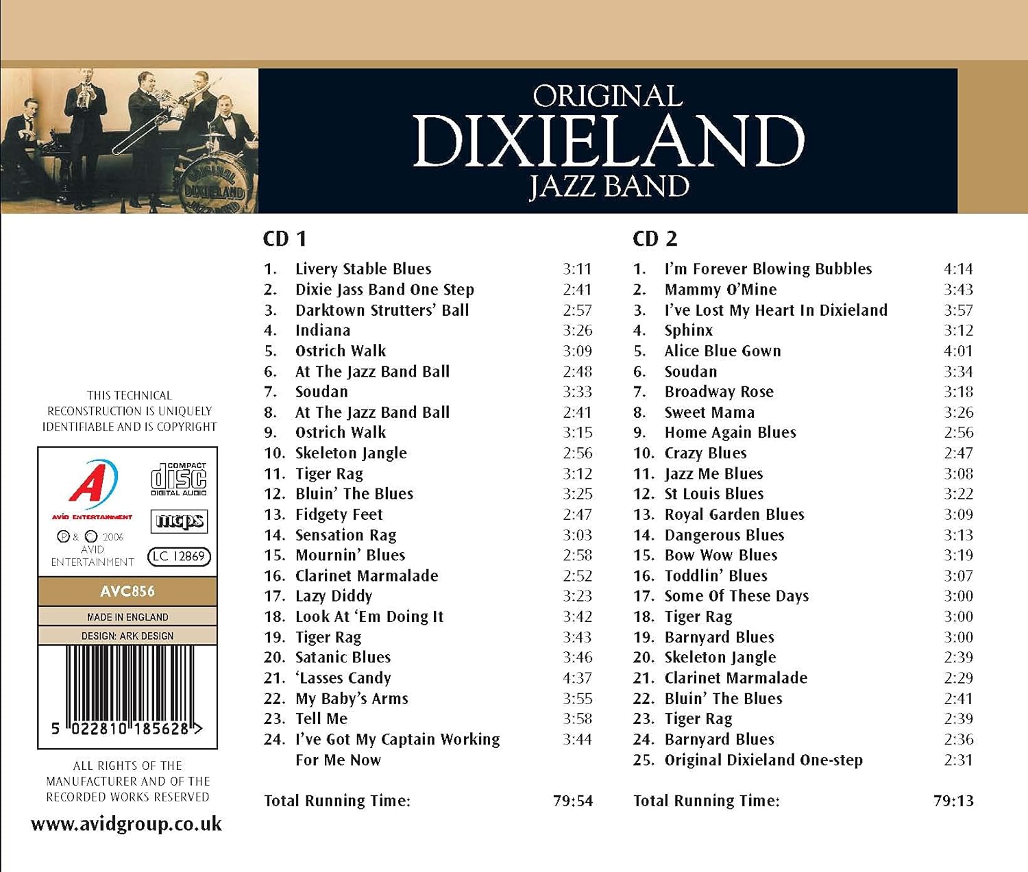 ORIGINAL DIXIELAND JAZZ BAND - The Essential Collection (2 CDS ...