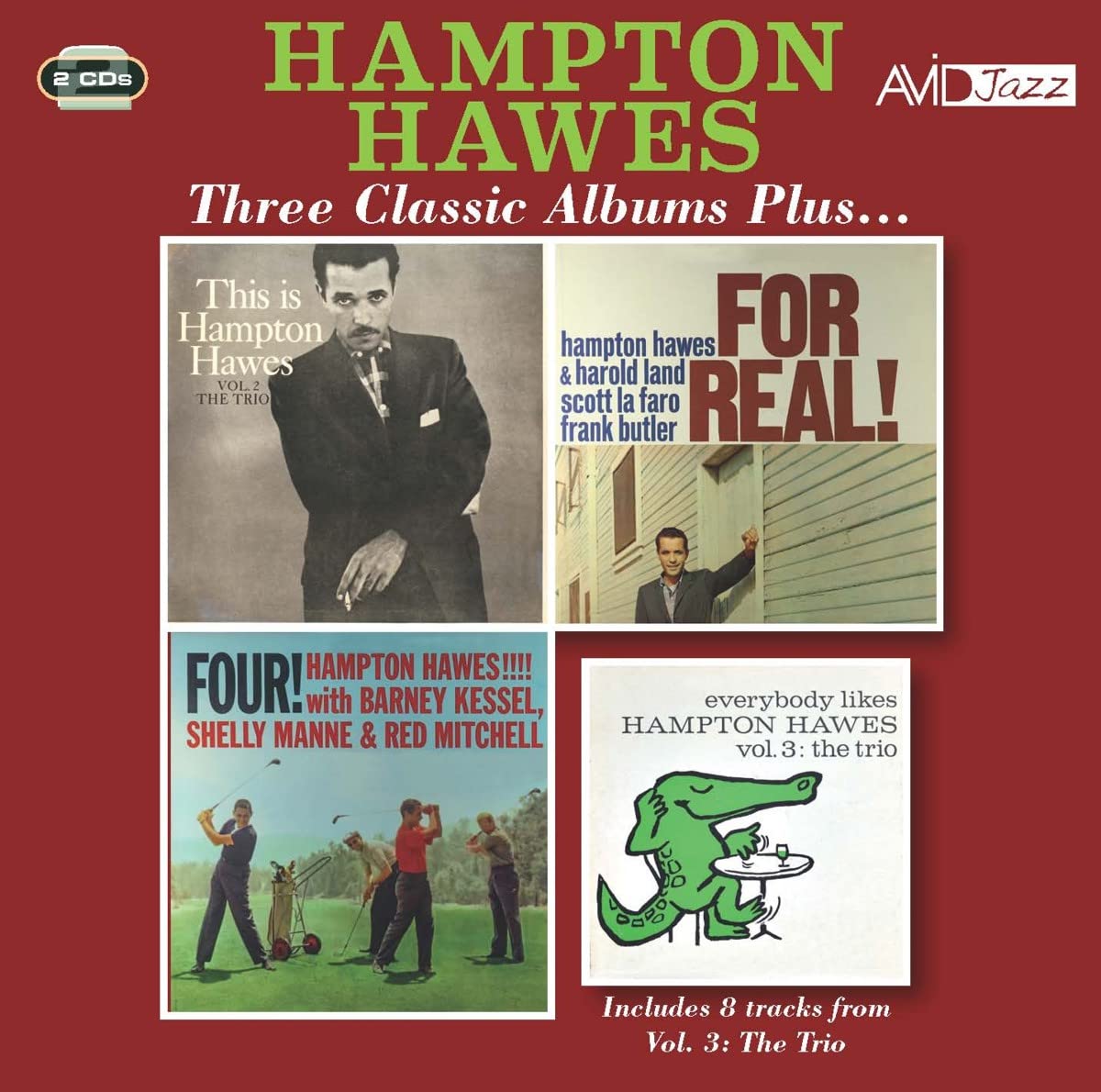 HAMPTON HAWES - Three Classic Albums Plus (Four!!! / This Is Hampton H ...