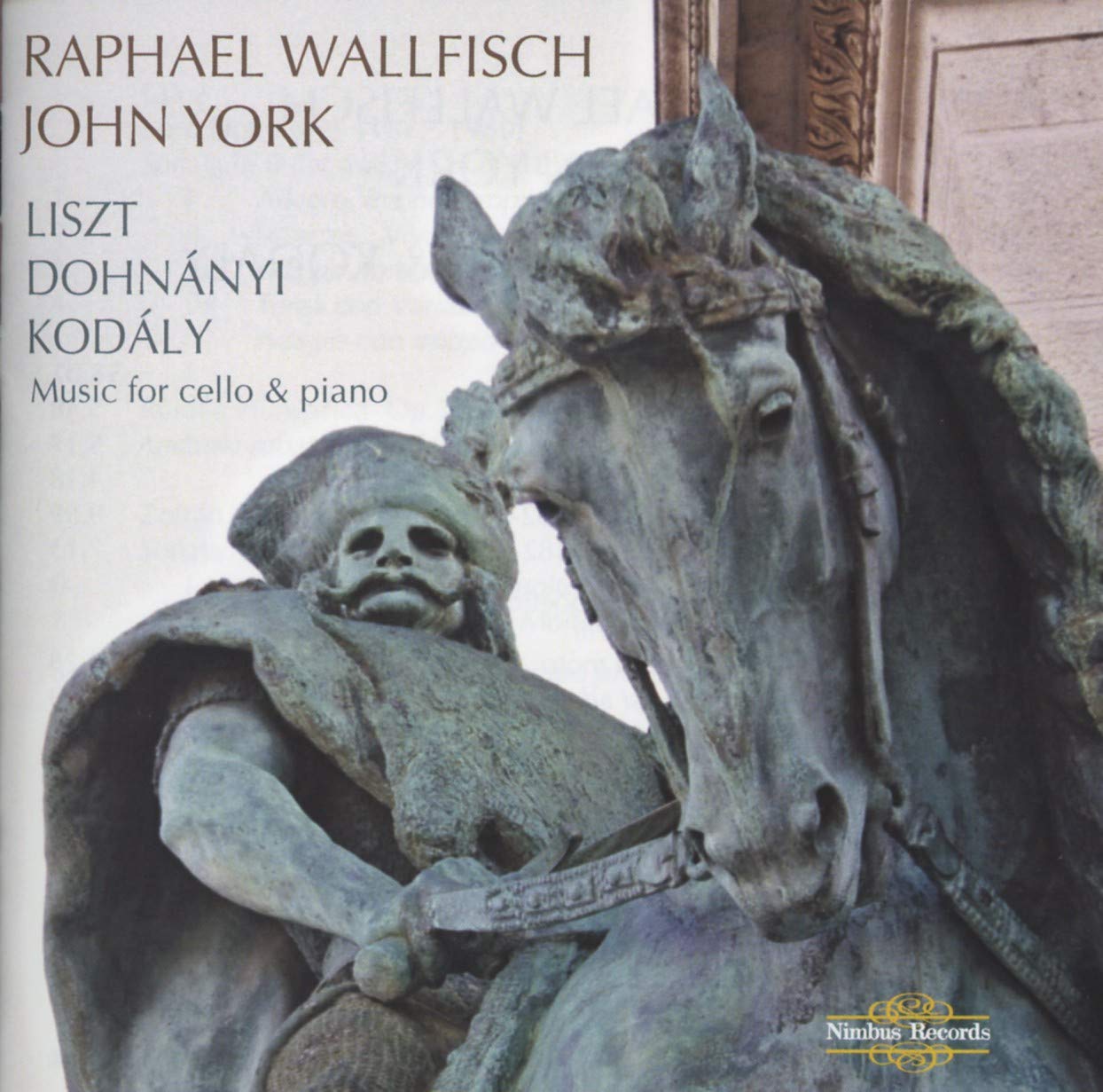 Liszt / Dohnanyi / Kodaly: Music For Cello & Piano - Raphael Wallfisch – ClassicSelect World