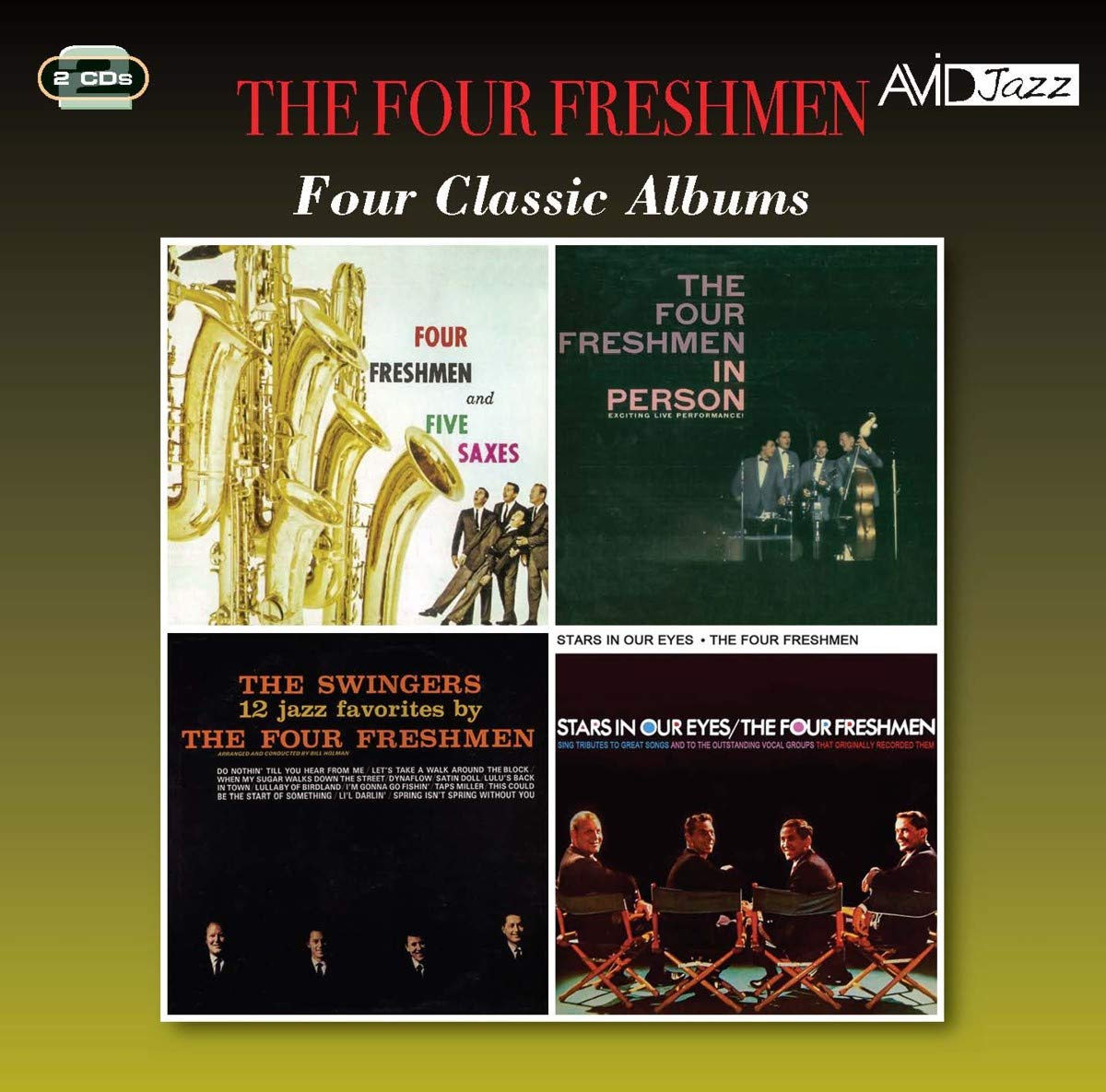 FOUR FRESHMEN - Four Classic Albums (The Four Freshmen & Five Saxes ...