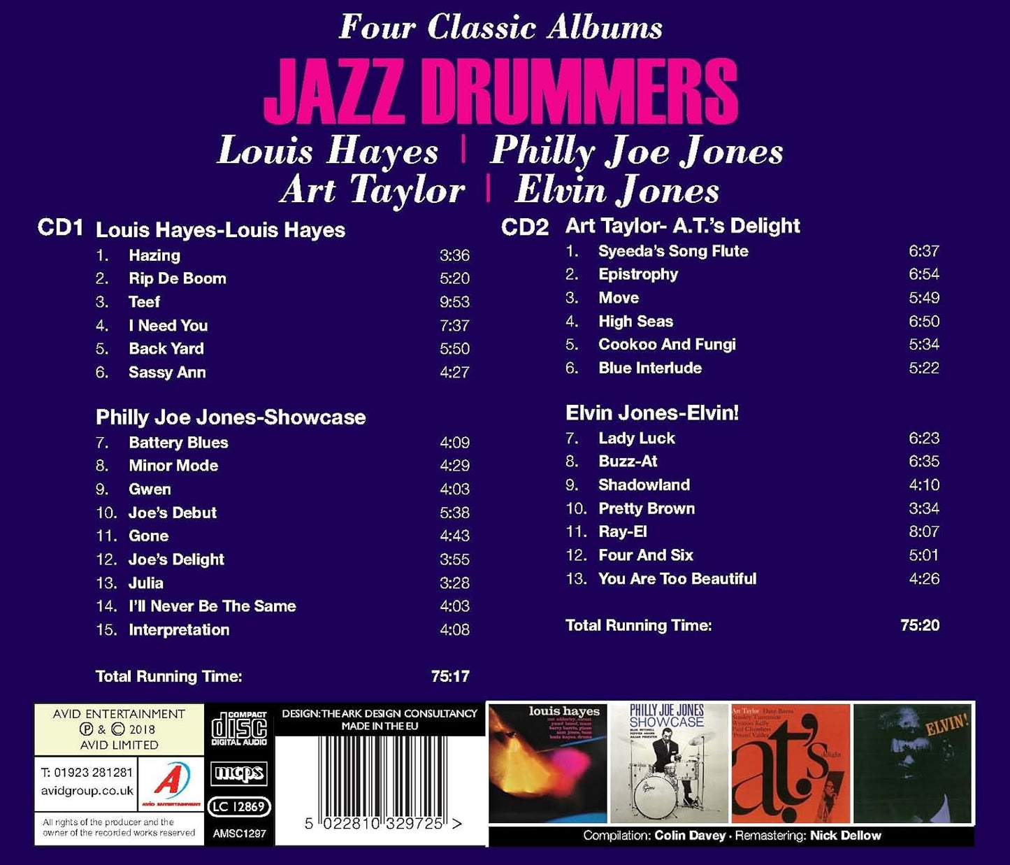 LOUIS HAYES / PHILLY JOE JONES / ART TAYLOR / ELVIN JONES - Jazz Drumm ...