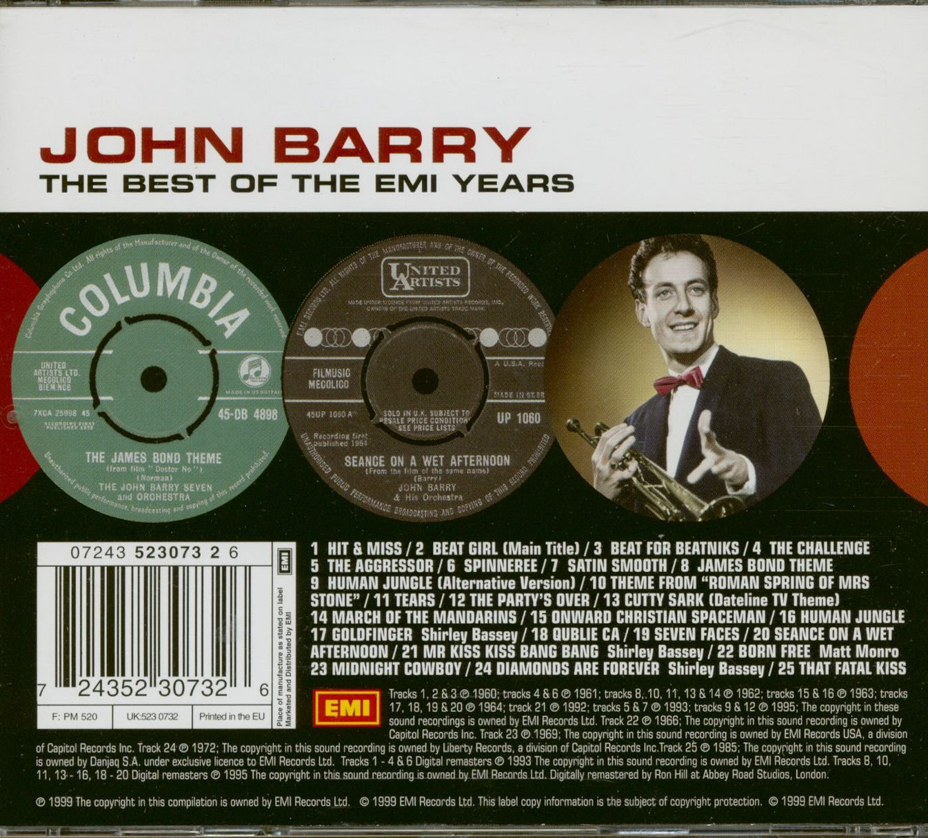JOHN BARRY: The Best Of The EMI Years – ClassicSelect World