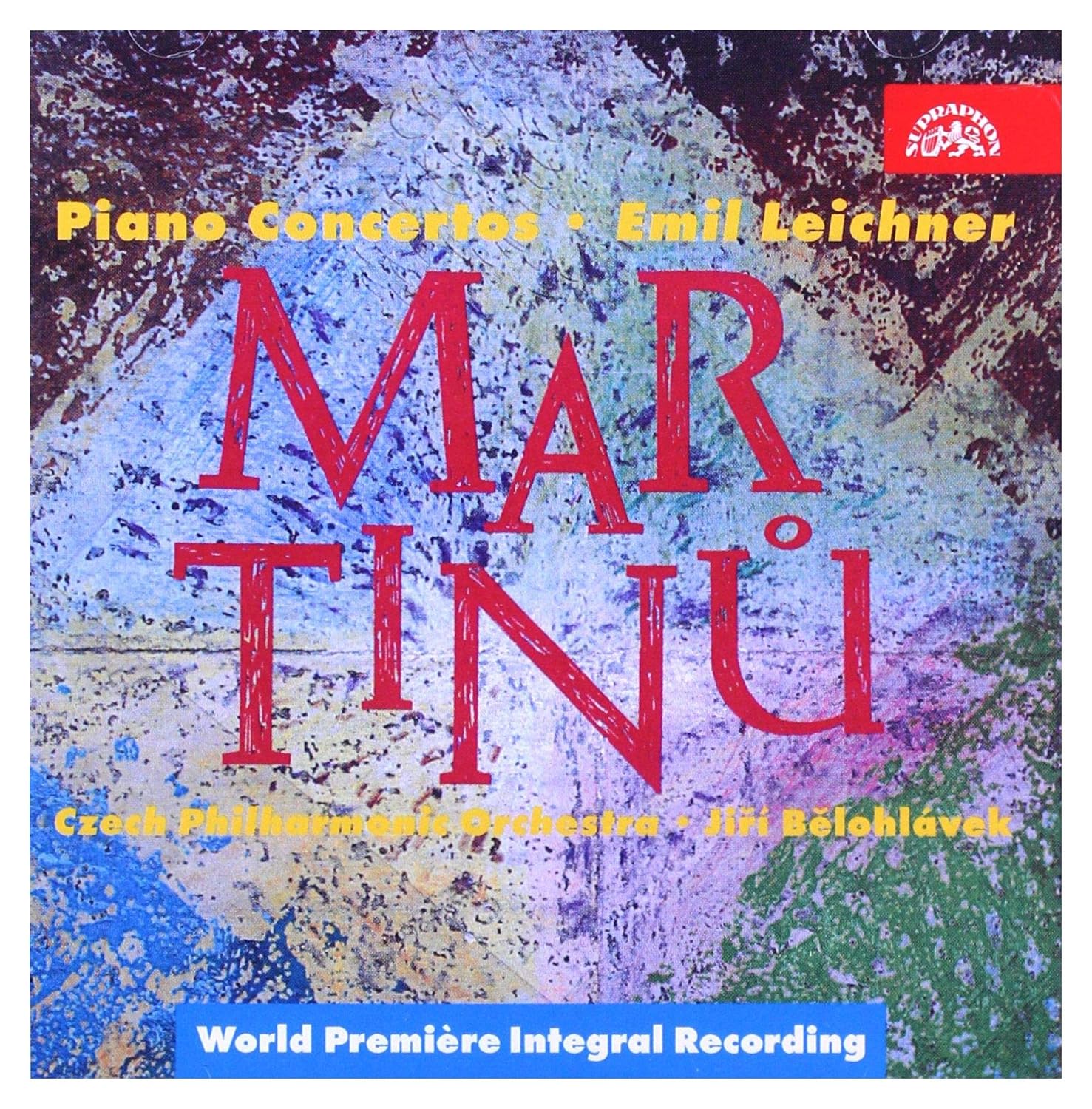 Martinu: Piano Concertos - Emil Leichner, Czech Philharmonic (2 CDs ...