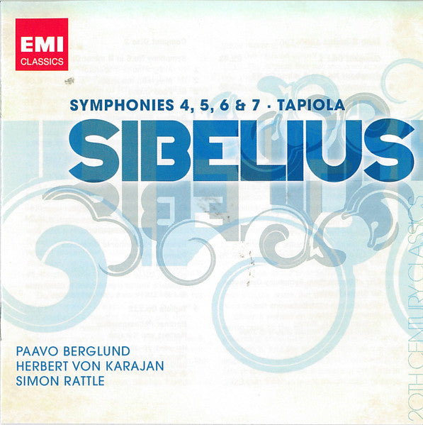 Sibelius: Symphonies Nos. 4. 5. 6 & 7: RATTLE, KARAJAN, BERLIN PHILARM – ClassicSelect World