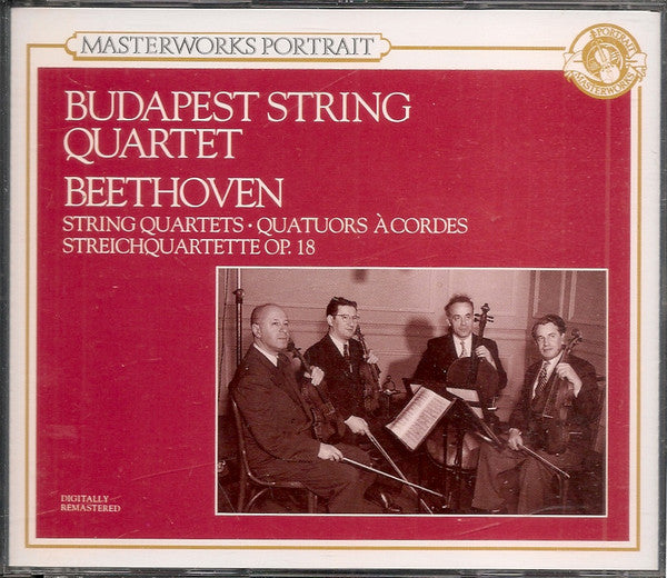 BEETHOVEN: STRING QUARTETS 1-6 - BUDAPEST STRING QUARTET (2 CDs ...