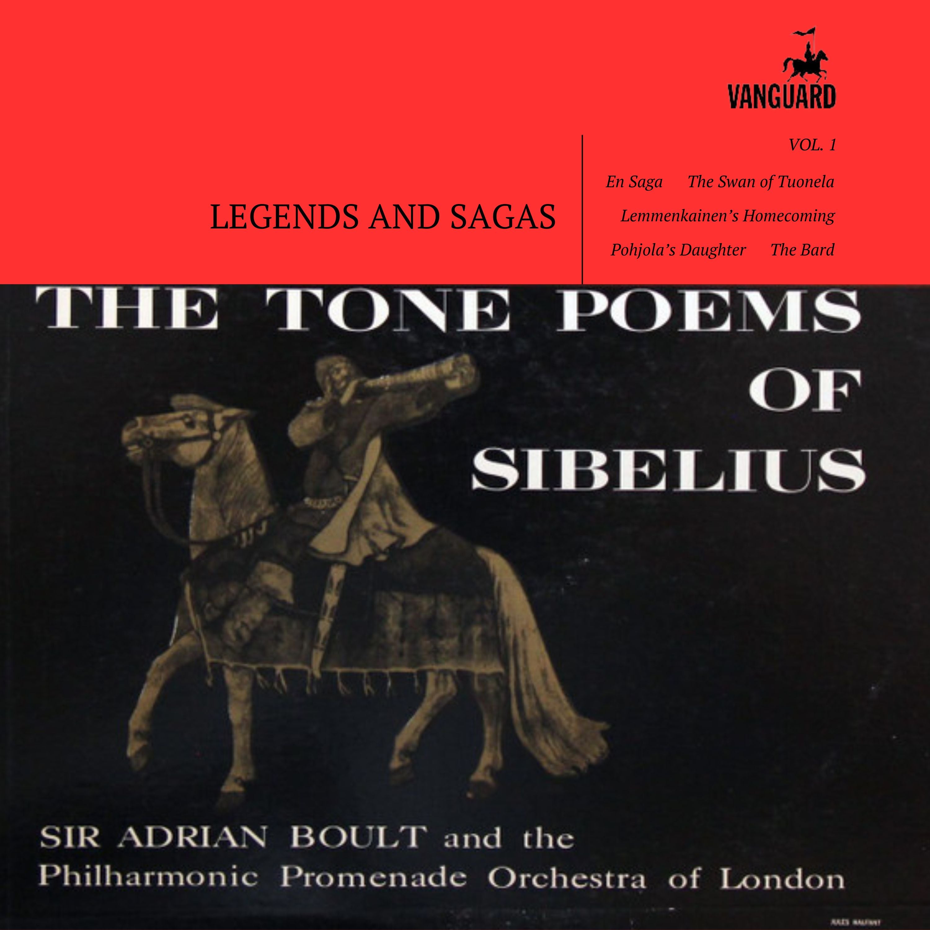 SIBELIUS: TONE POEMS, VOL. 1 - ADRIAN BOULT, PHILHARMONIA PROMENADE OR ...