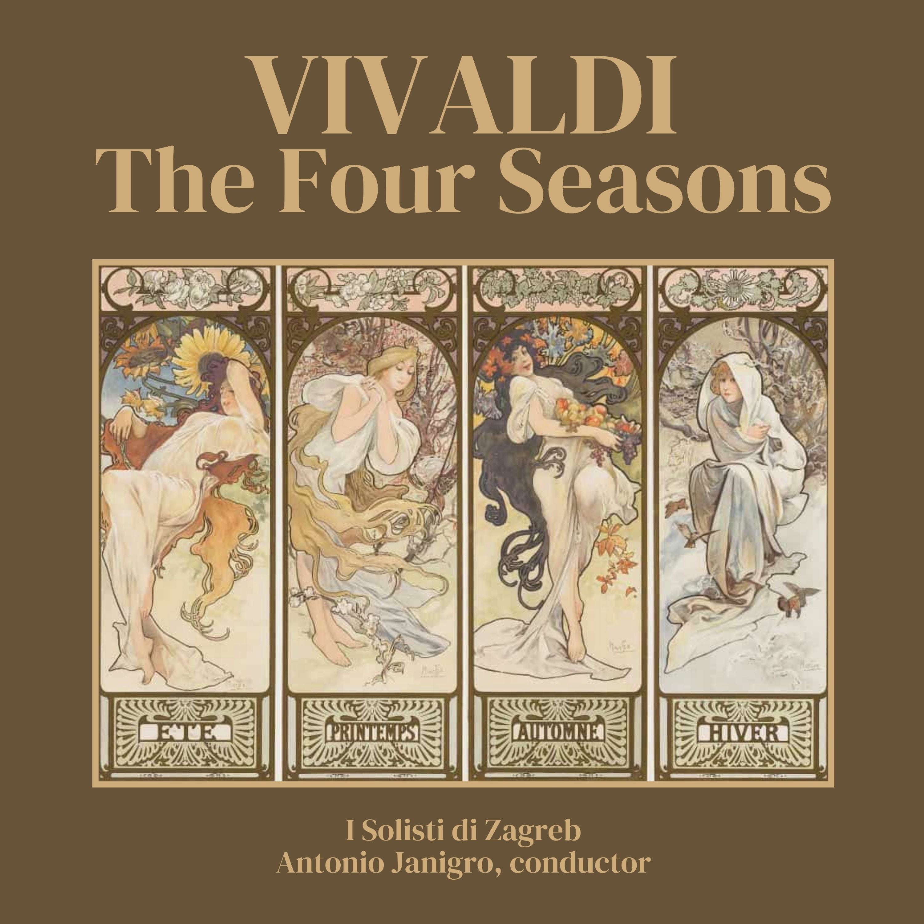 VIVALDI: THE FOUR SEASONS - I Solisti di Zagreb, Antonio Janigro, Jan ...