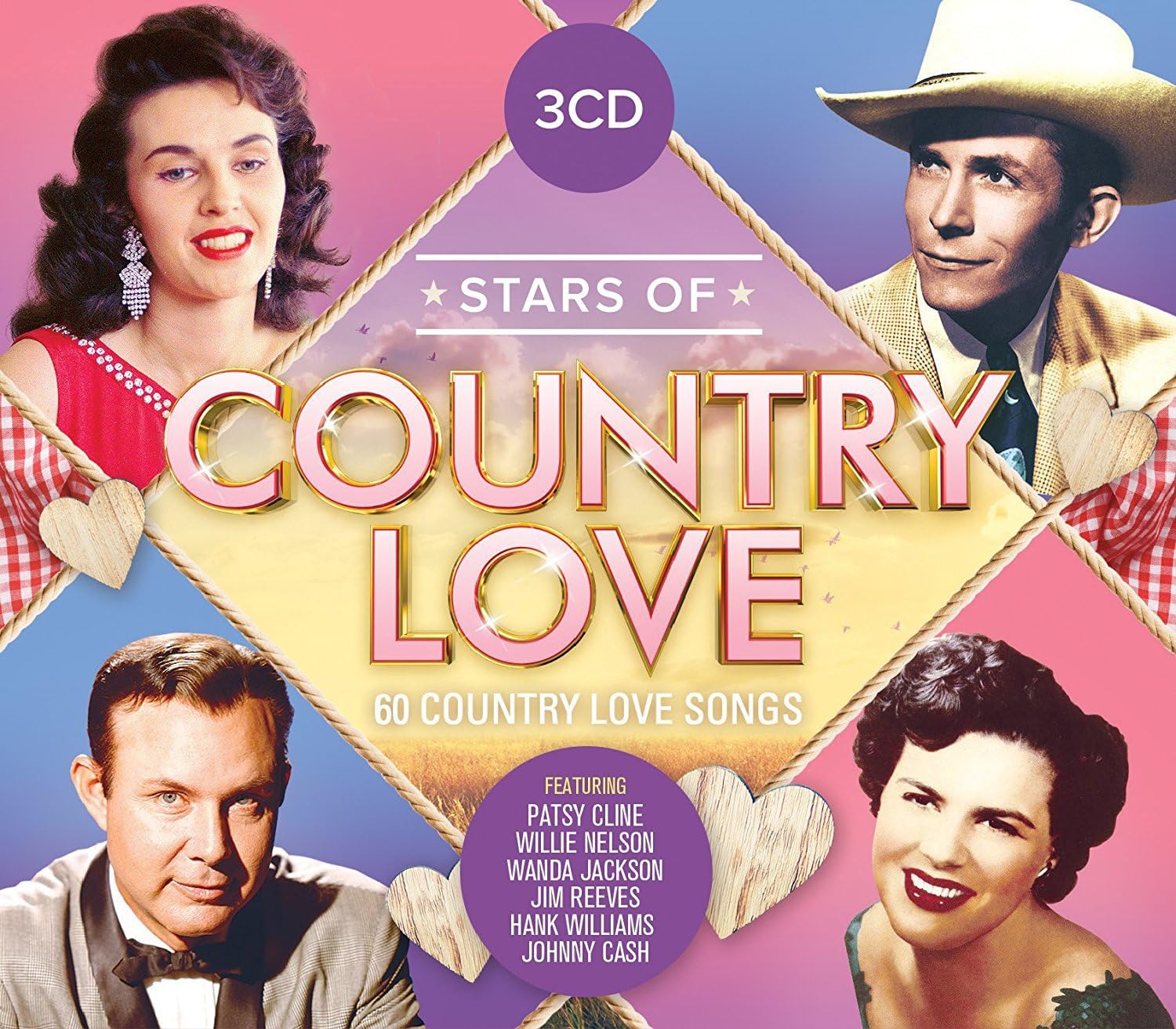 STARS OF COUNTRY: 50 GREATEST LOVE SONGS (3 CDS) – ClassicSelect World