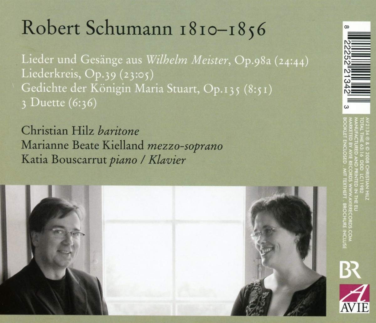 Schumann: Lieder - Christian Hilz, Marianne Beata Kielland, Katia Bous ...