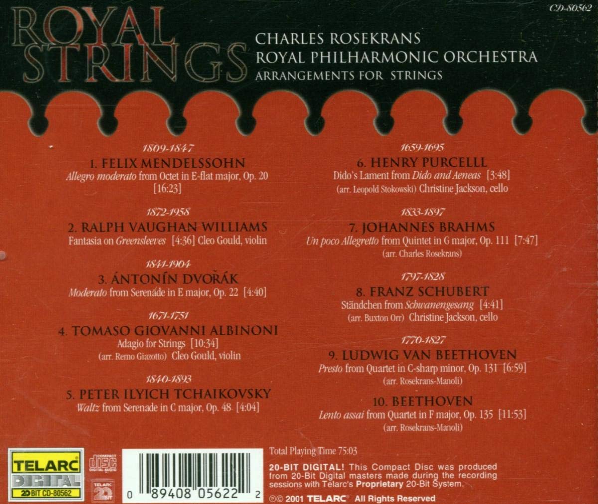 ROYAL STRINGS - Charles Rosekranz, Royal Philharmonic – ClassicSelect World