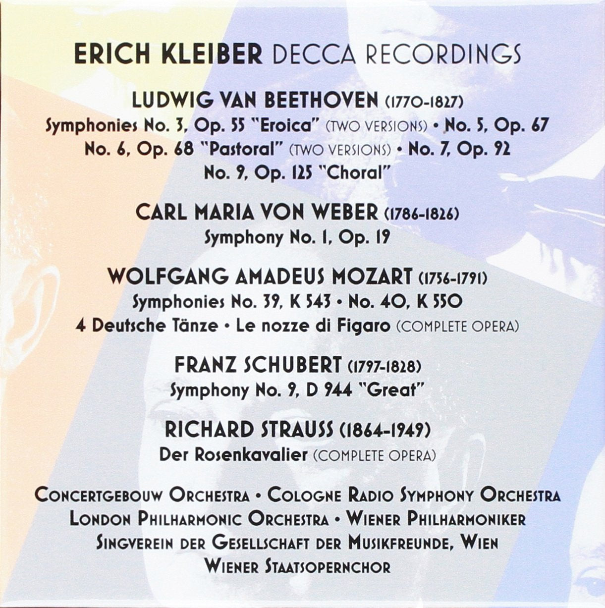 ERICH KLEIBER: THE COMPLETE DECCA RECORDINGS (12 CDS) – ClassicSelect World