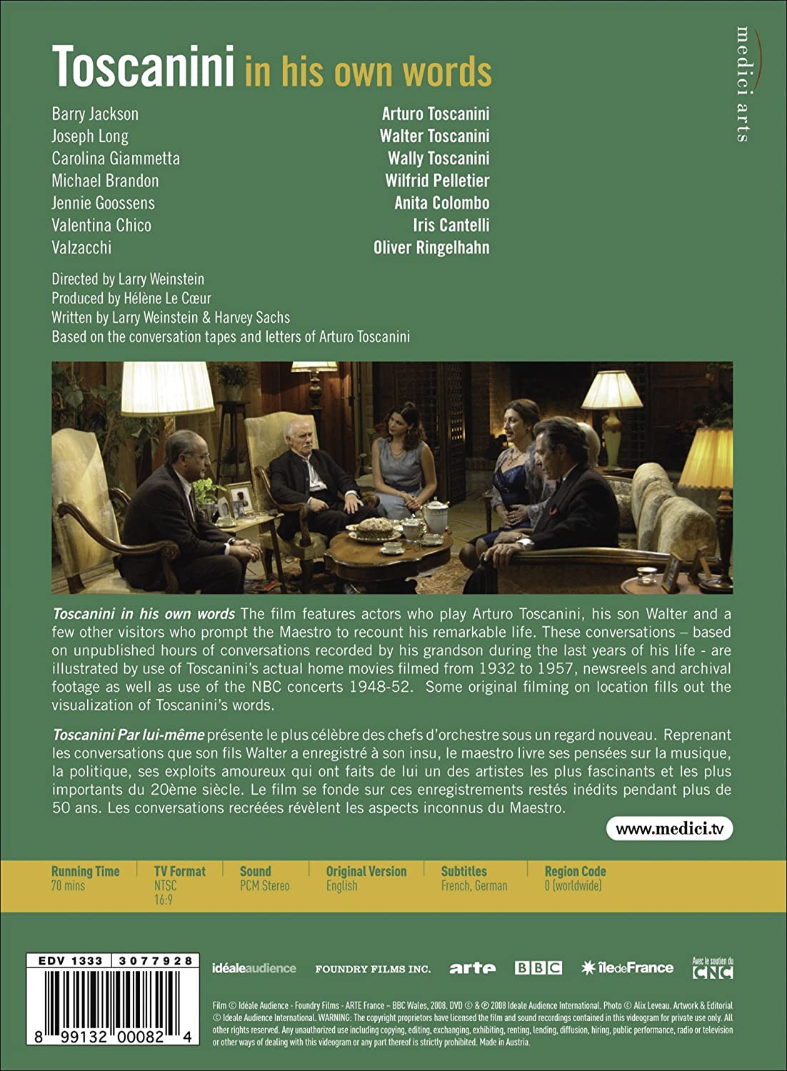 Toscanini: In His Own Words - A film directed by Larry Weinstein ...