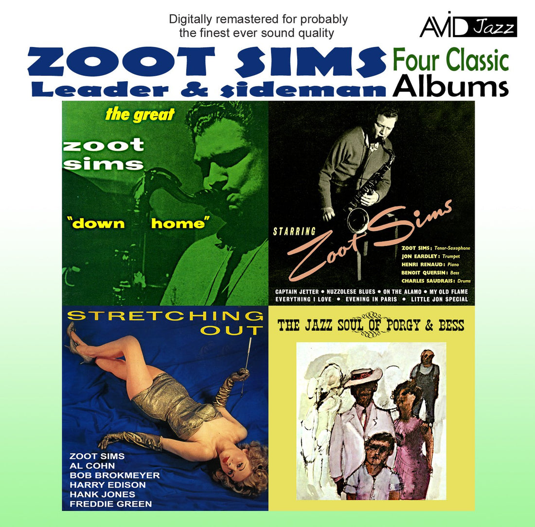 ZOOT SIMS: FOUR CLASSIC ALBUMS (STRETCHING OUT / STARRING ZOOT SIMS ...