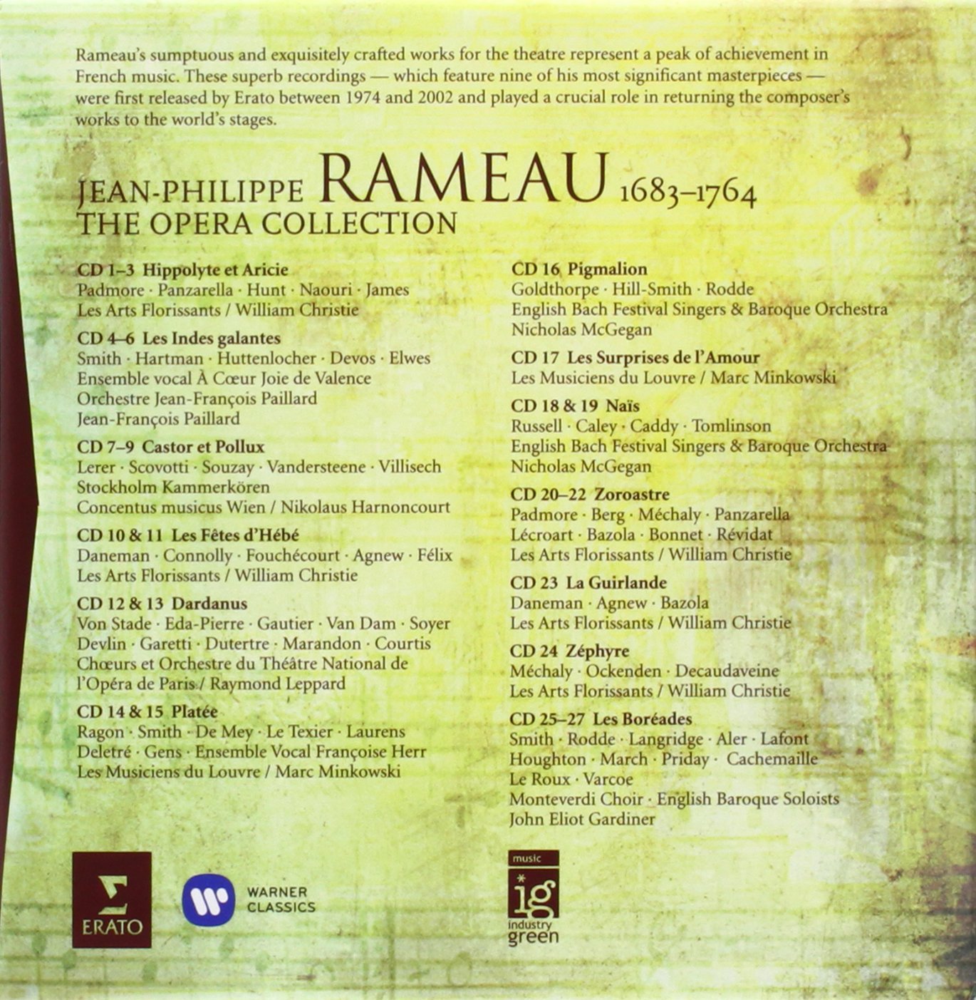 Rameau: The Opera Collection (27 CDs) – ClassicSelect World